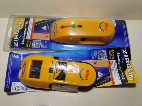 Lot of 2 Zircon Stud Sensor Stud Finder HD35 & HD55 Store Returns ...