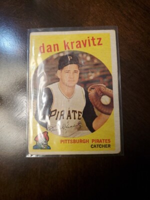 1959 Topps Baseball Dan Kravitz Pittsburgh Pirates #536(B2) | eBay