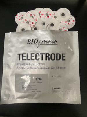 2000 pcs Bio Protech T716 ECG EKG Monitoring Foam Electrodes 40 pouches of 50 | eBay