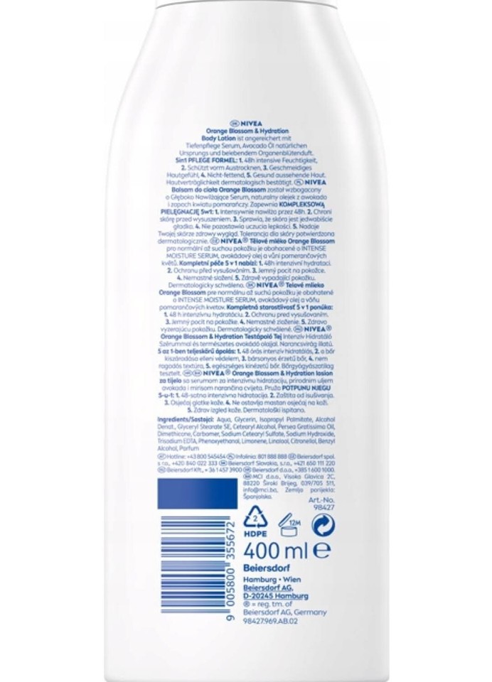 NIVEA Orange Blossom Moisturizing Body Lotion 400ml-14 oz | eBay