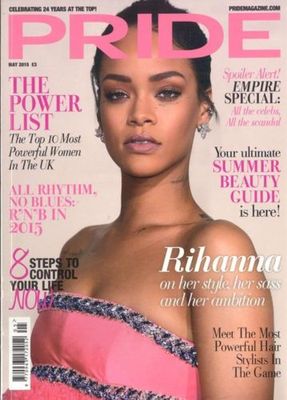 PRIDE Magazine May 2015 Rihanna Trey Songz Omarion Taraji Henson Meghan ...