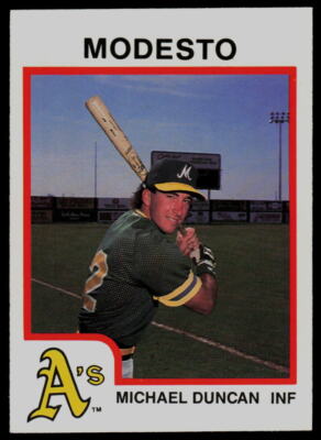 1987 ProCards Michael Duncan Modesto A's | eBay