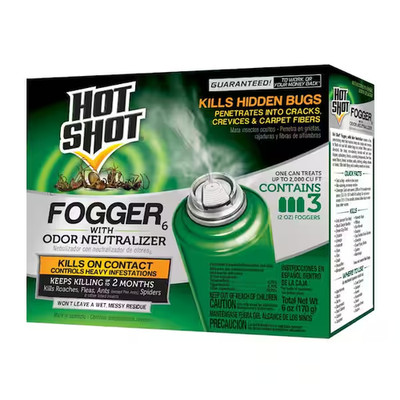 Bug Bomb Indoor Pest Control Fogger Kill roaches Spiders Flies Fleas ...