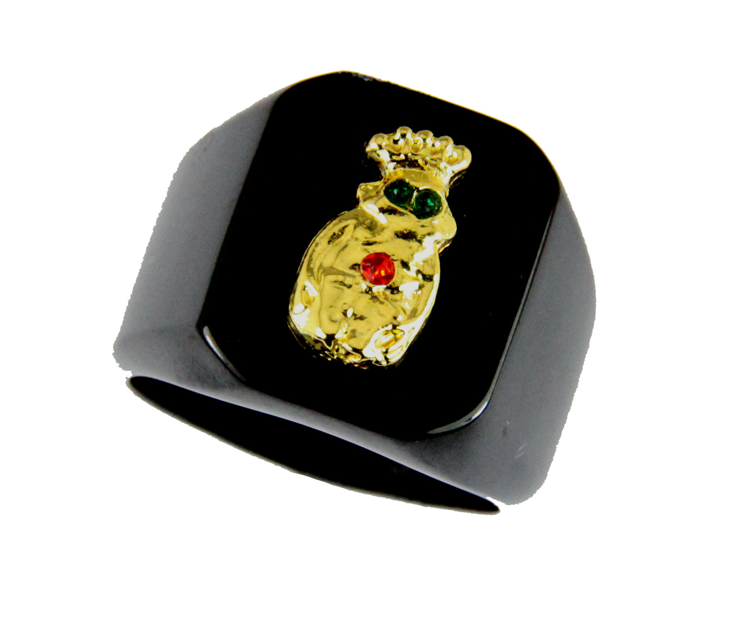 T21 Royal Order of Jesters Ring ROJ Jester Billiken Shriner Mens Bling ...