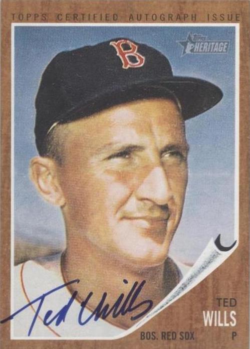 2011 Topps Heritage - Real One Autographs Ted Wills #ROA-TW (AU) for ...