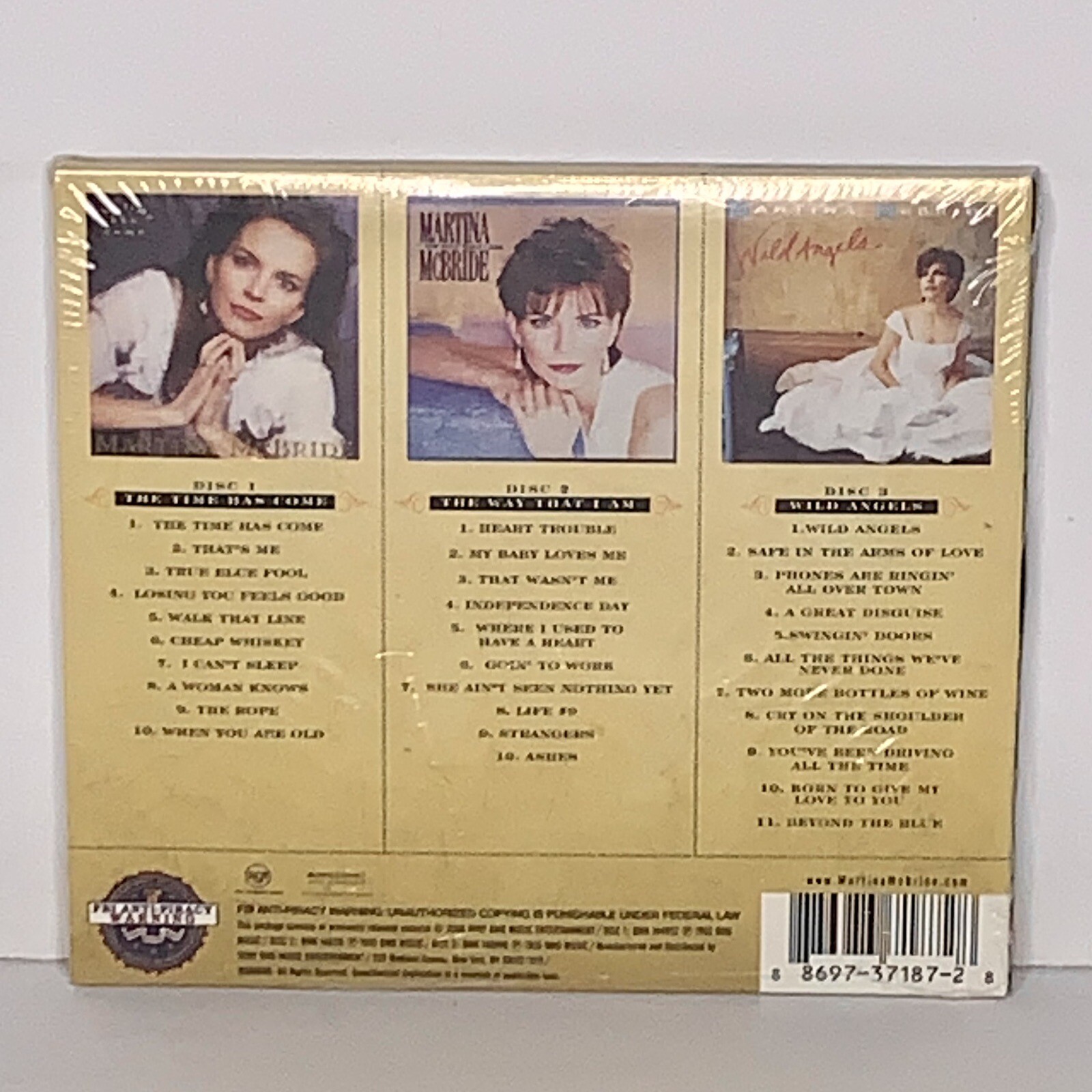 Factory Sealed Triple (album) Feature by Martina McBride CD 3-Disc Set ...