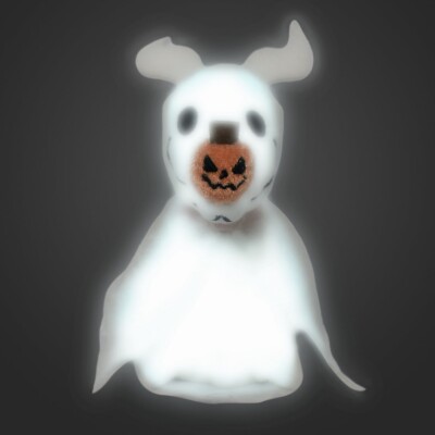 🔥Disney Parks - ZERO - Shoulder Light-Up Plush - NIGHTMARE BEFORE ...