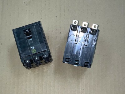 Square D QOB315 QOB 3 Pole 15 amp 240V Circuit Breaker YELLOW BOLT ON ...
