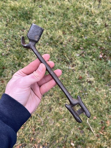Antique Wrought Iron Hand Tool Very Unusual Primitive | eBay