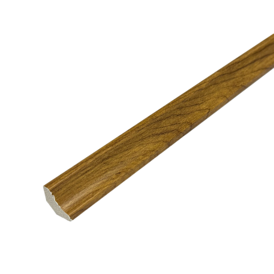 Natural Oak Polymer Scotia Beading - 10 x 2.4m Edging Trim for Laminate ...