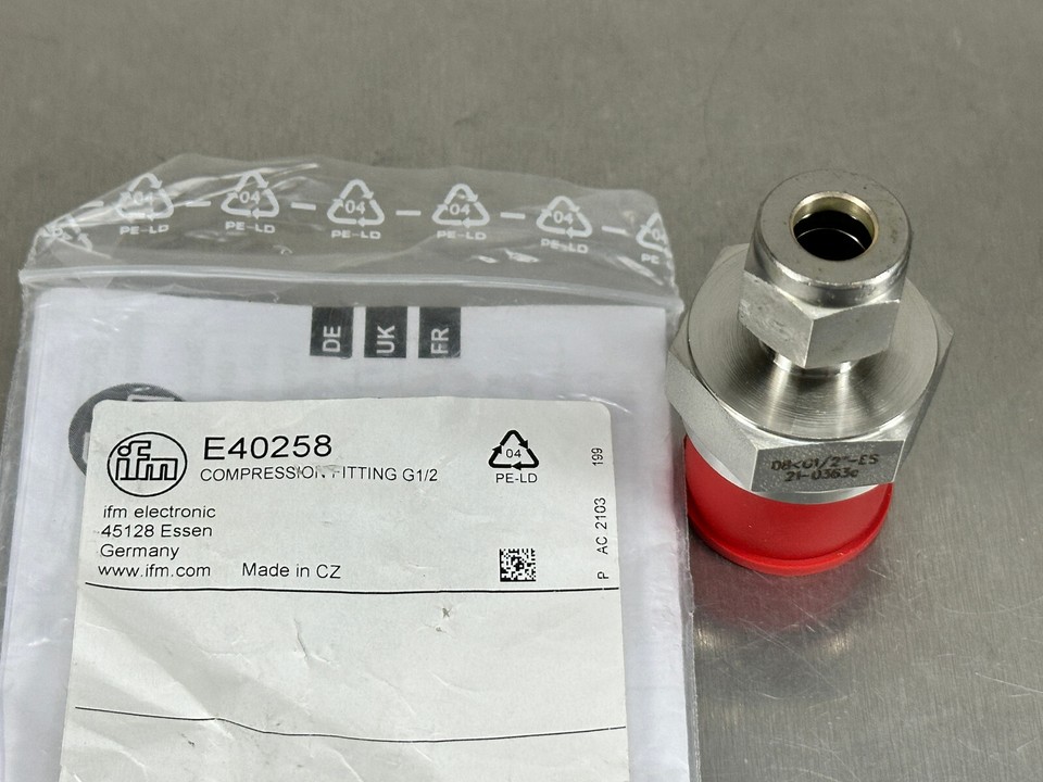 Efector E40258 Progressive Ring Fitting Compression Stainless | eBay