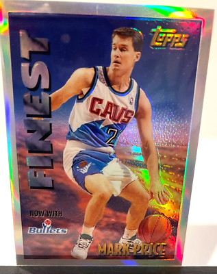 1994-95 Topps Finest Basketball Refractor MARK PRICE Hot Hands Cavs ...