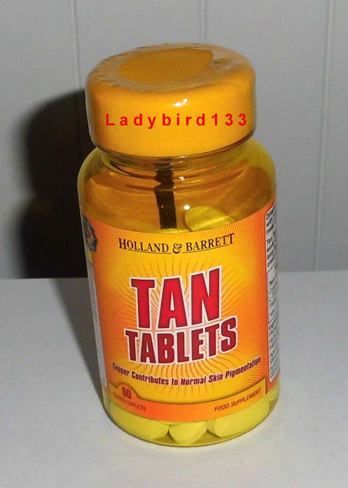 60 Tanning Pills Tablets Coated Caplets Tan Tablets Holland & Barrett ...