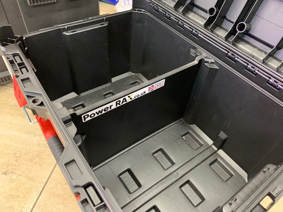 Power Rax Tool Box Divider for Milwaukee PACKOUT Large Storage *NO BOX ...