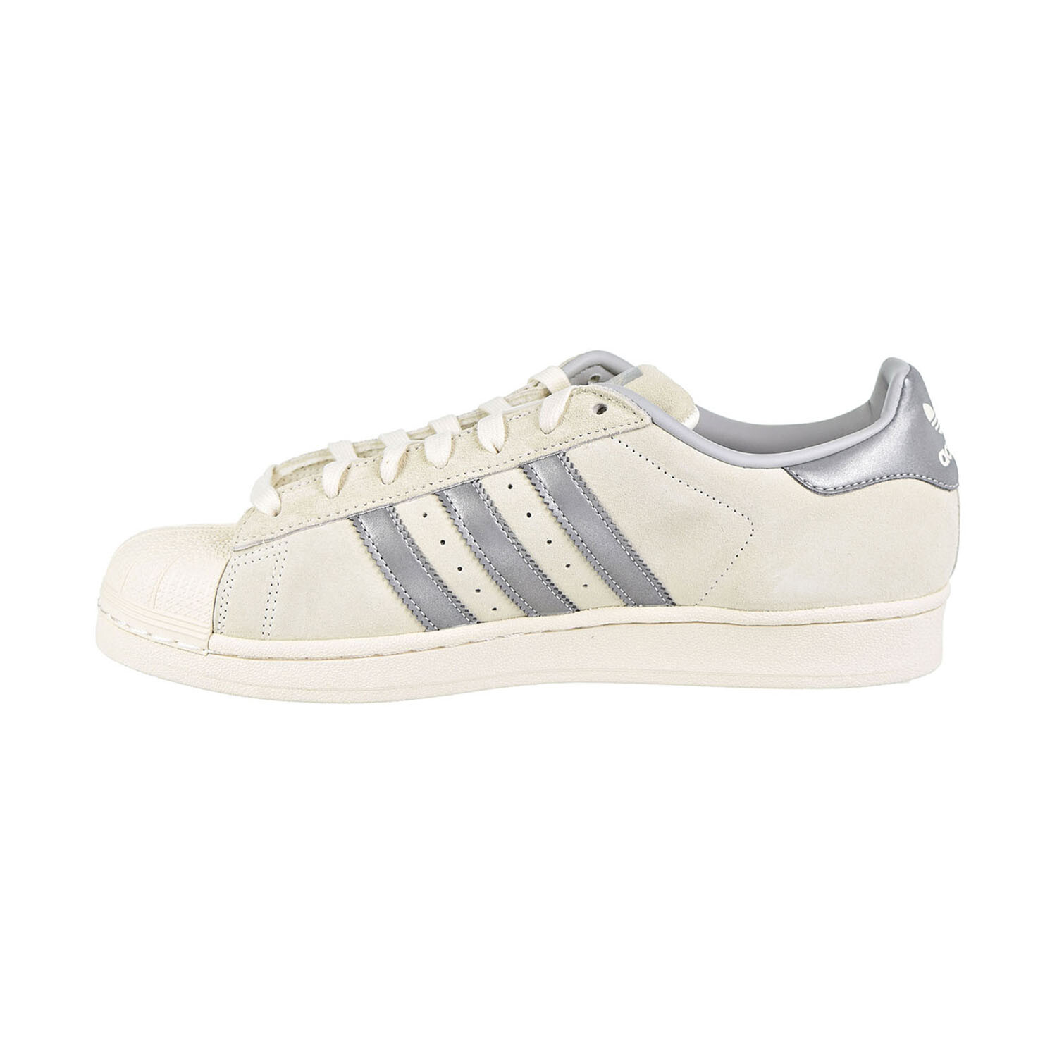 Adidas Superstar Men's Shoes Off White-Silver b41989 | eBay