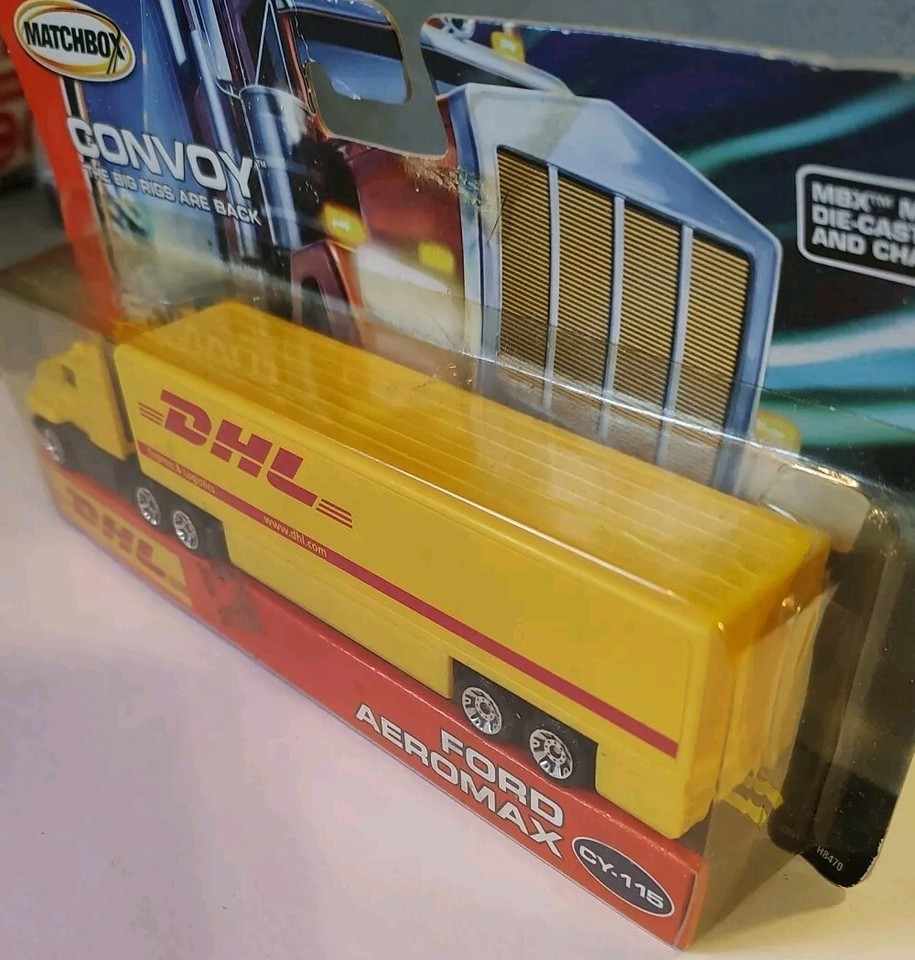 2005 Mattel Matchbox DHL Ford Aeromax CY-115 Semi Tractor Trailer | eBay