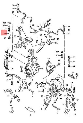 Genuine VW AUDI Touareg Q7 Hose To Be Used For Item: Return Right ...