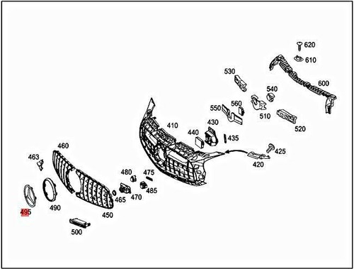 Genuine MERCEDES C190 C253 C292 R190 W166 X166 X253 Base plate ...