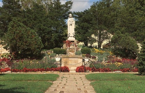 The Grotto Shrine of the Little Flower Church Royal Oak Michigan MI Vtg ...