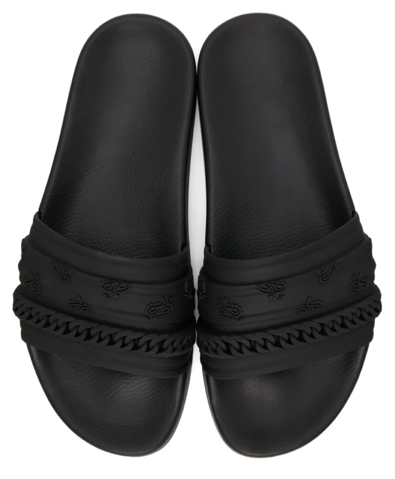 Amiri Paisley Bandana Chain Molded Pool Slides Rock Sandals Shoes 40 | eBay