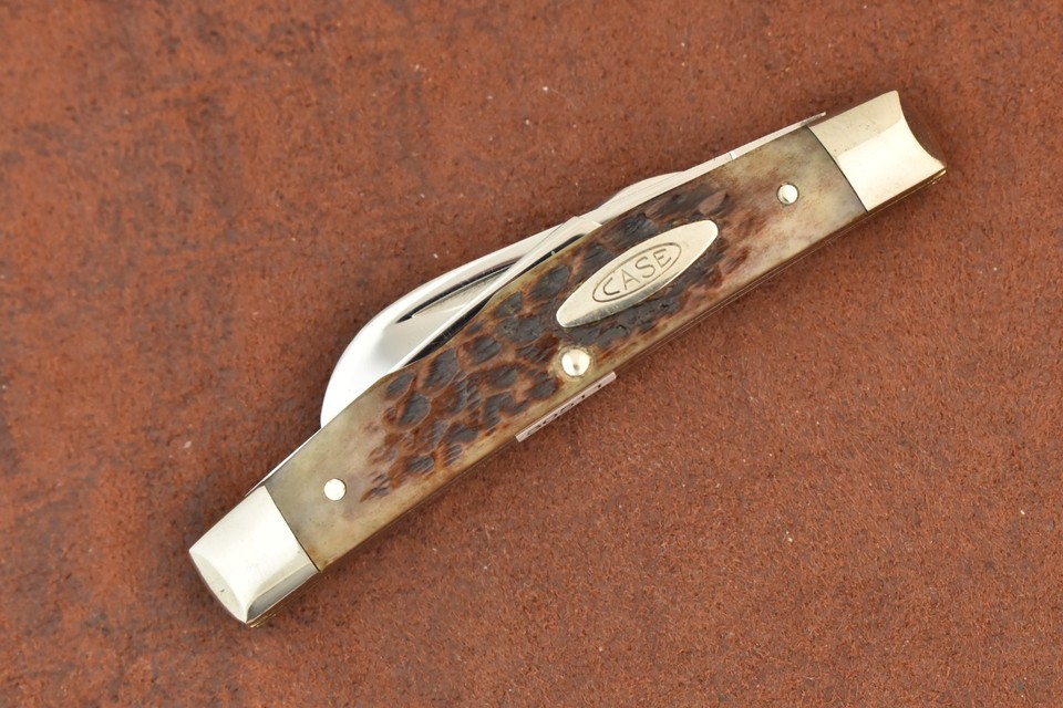 CASE XX USA 1979-1980 TRANSITION 10 DOT I DOT BONE CONGRESS KNIFE 64052 ...