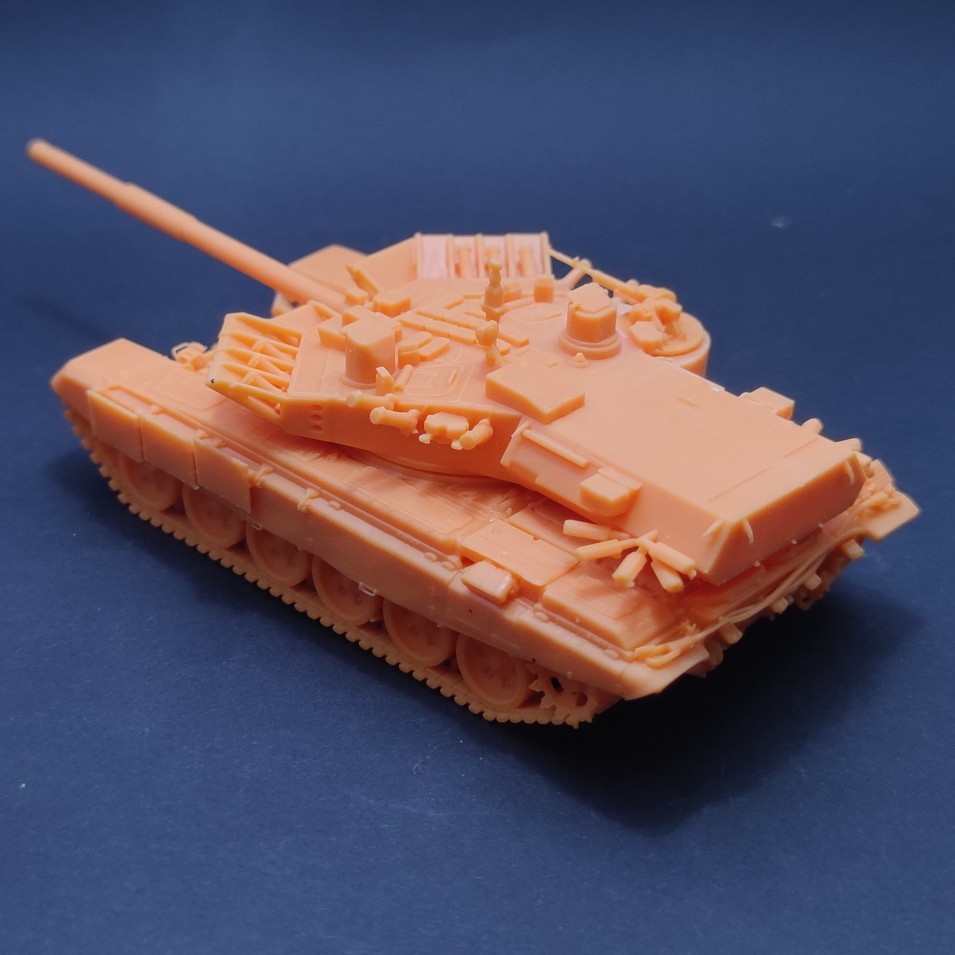 3D Printed 1/72/87 Russian T90 Boatman Main Battle Tank Unpainted Model ...