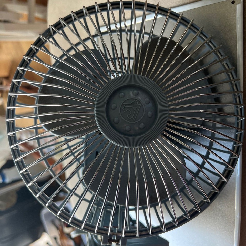 Holmes Vintage 80s Metal Clip Fan HACP-6 Heavy Duty Steel Cage Desk Fan ...