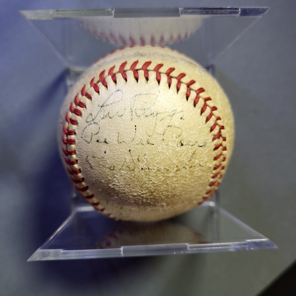 Signed 1942 Brooklyn Dodgers Team - Spalding Ford Frick Official NL ...