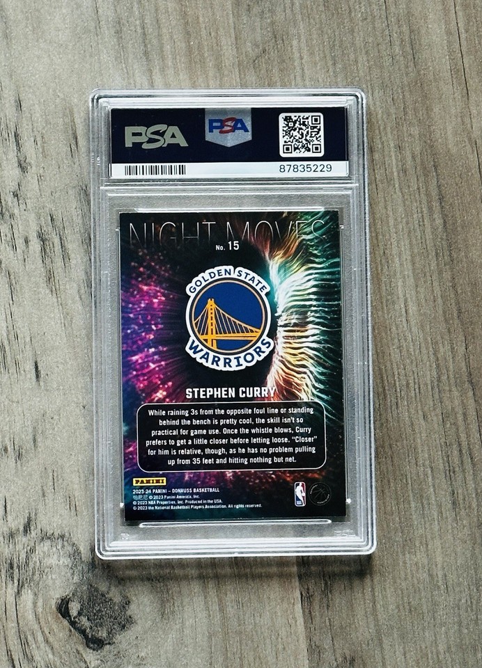 🔥2023 Donruss Stephen Curry Night Moves - PSA 9 - CASE HIT - POP 3🔥 | eBay