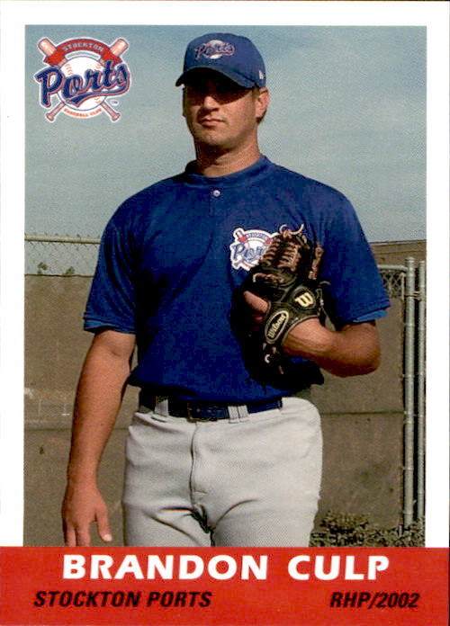 2002 Stockton Ports Grandstand #7 Brandon Culp Jemison Alabama AL ...