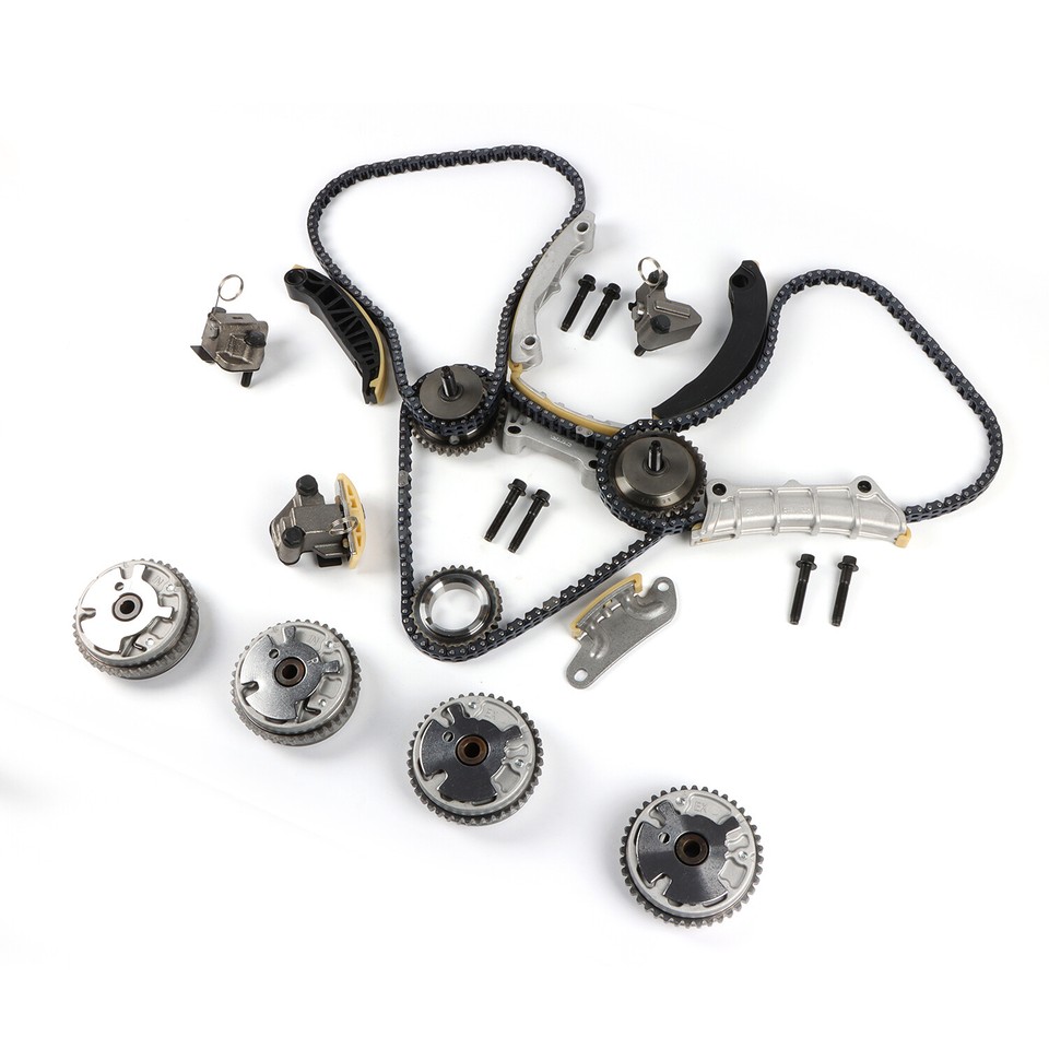 Timing Chain Kit & VVT Gears For 07-16 Buick Enclave Chevy Traverse GMC ...