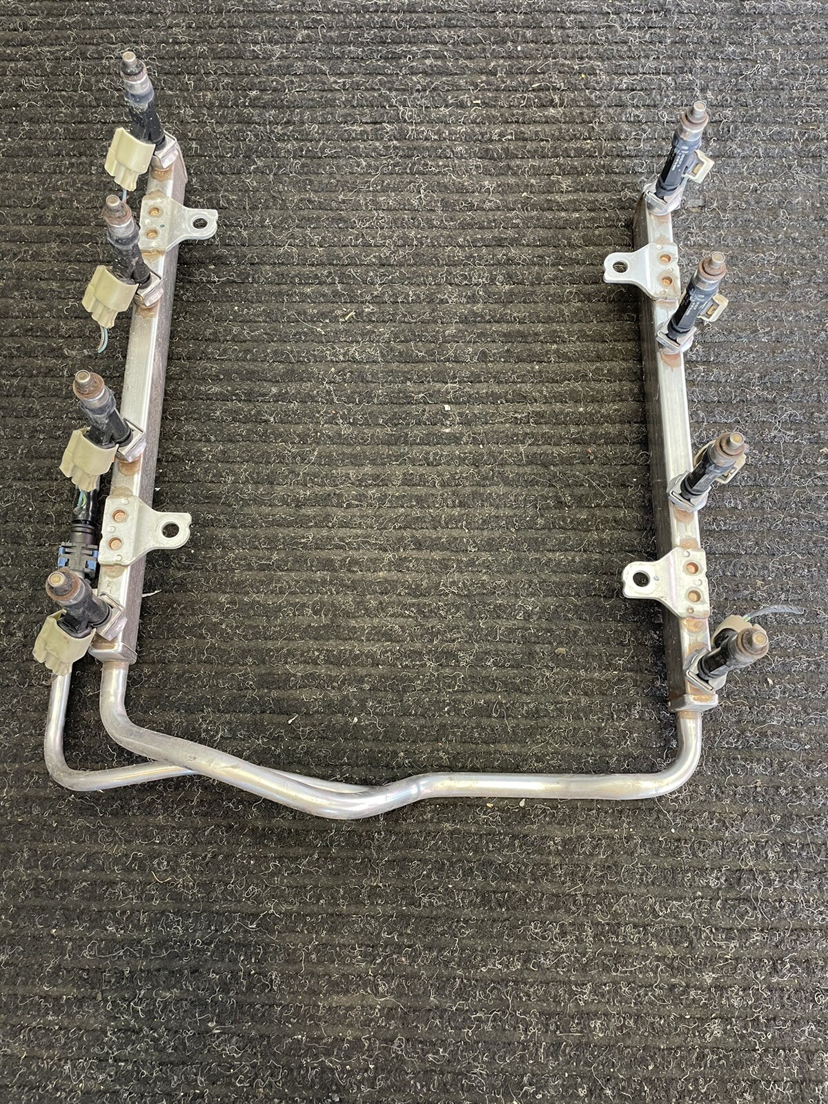 2015-2017 Ford F150 OEM 5.0 V8 Fuel Injectors Rail Gas Petrol Pigtails ...