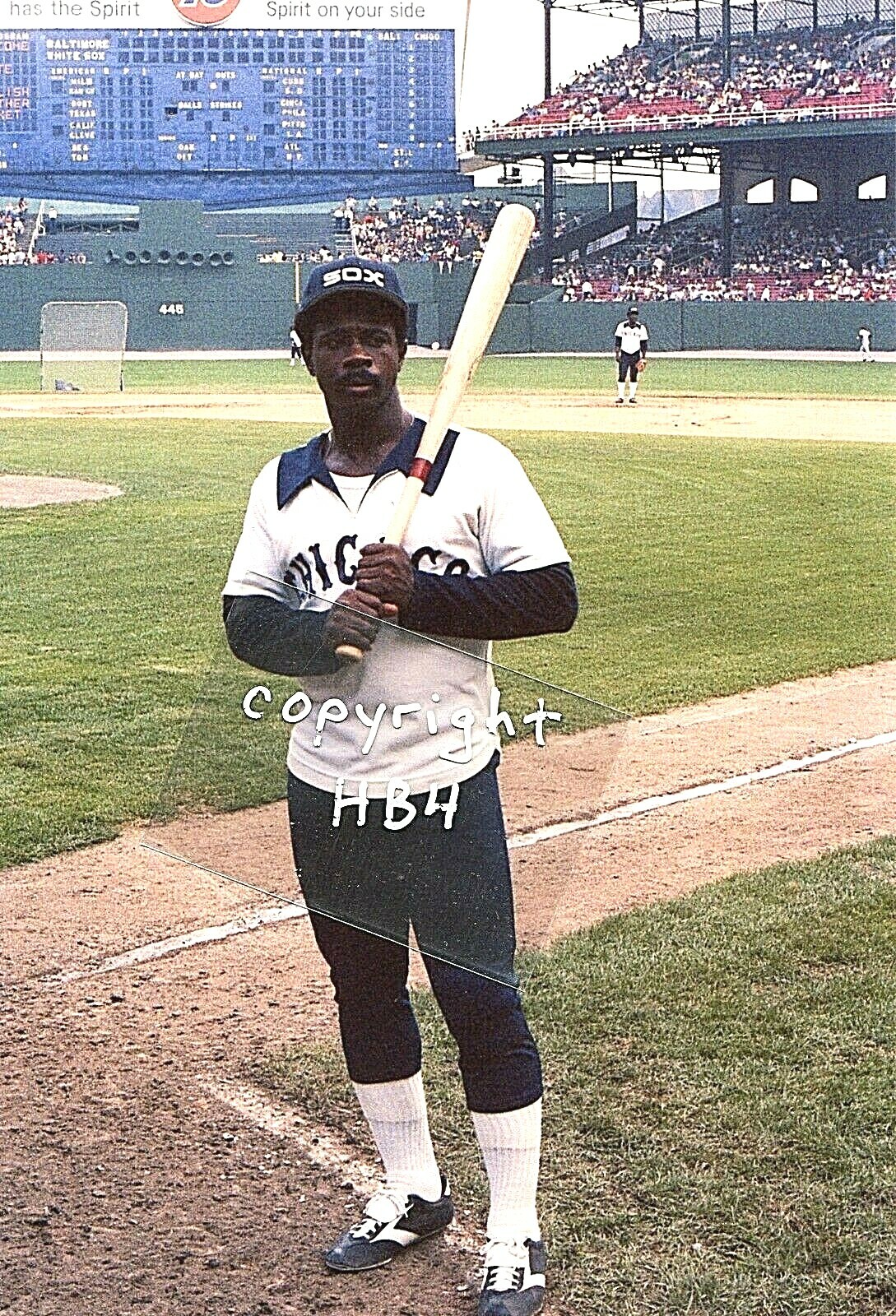 RALPH GARR Photo Chicago White Sox @ Comiskey Park 1976-79 (c) 8x12 ...