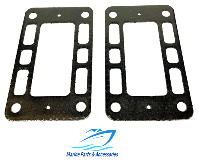 set of 2 exhaust elbow riser gaskets for Volvo Penta V6 V8 835908 ...
