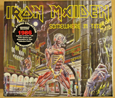 Iron Maiden Somewhere In Time Remastered CD With Figure And Patch | eBay
