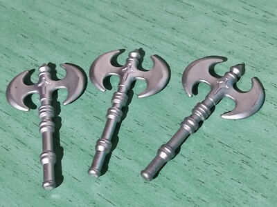 PLAYMOBIL X3 CHROME AXES MEDIEVAL KNIGHTS MEDIEVAL KNIGHT CASTLE | eBay