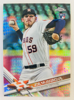 2017 Topps Chrome JOE MUSGROVE Prism Refractor Rookie Card RC | eBay