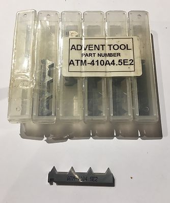 Advent Tool Carbide Thread Mill Inserts - ATM-410A4.5E2 - Qty. 6 - NEW ...