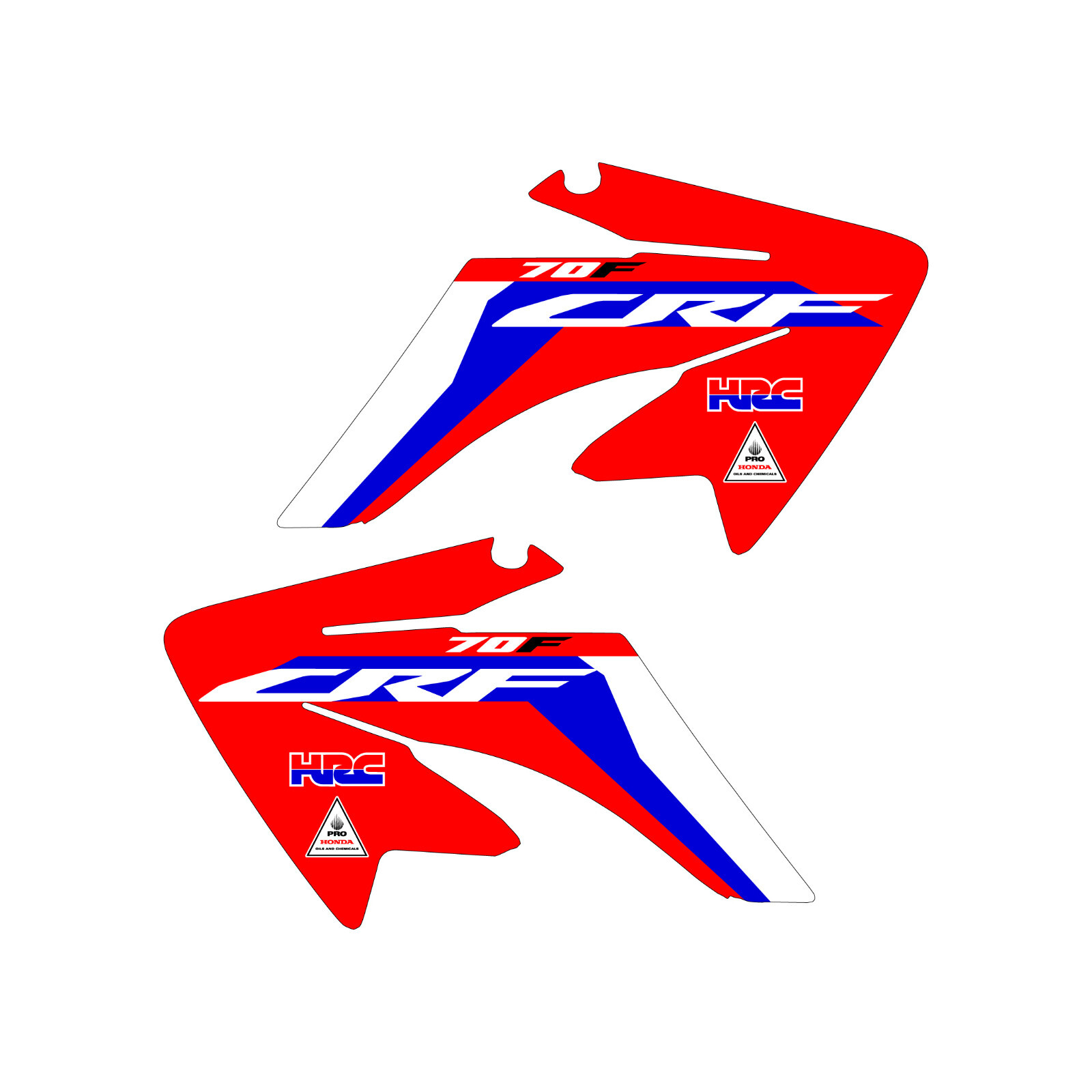 CRF70 2002-2014 Shroud Graphics 21+ Style red FREE SHIPPING! | eBay