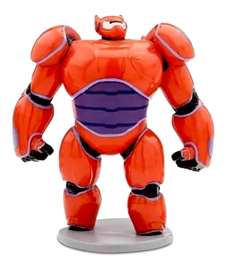 DISNEY BIG HERO 6 PLAY FIGURE SET 4" BAYMAX 2.0 RED ROBOT TOY DOLL CAKE ...