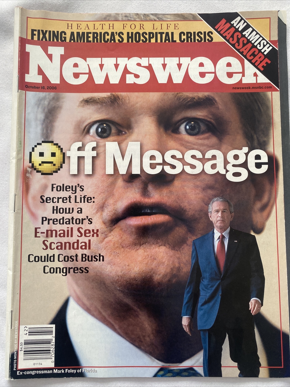 2006 Oct 16 Newsweek Magazine The Secret World Of Mark Foley (MH390) | eBay