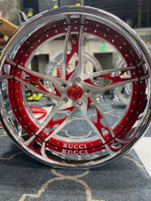22 Inch Rucci Vegas Rims 22x10 Wheels BP:5x120.7 Customizable Rims ...