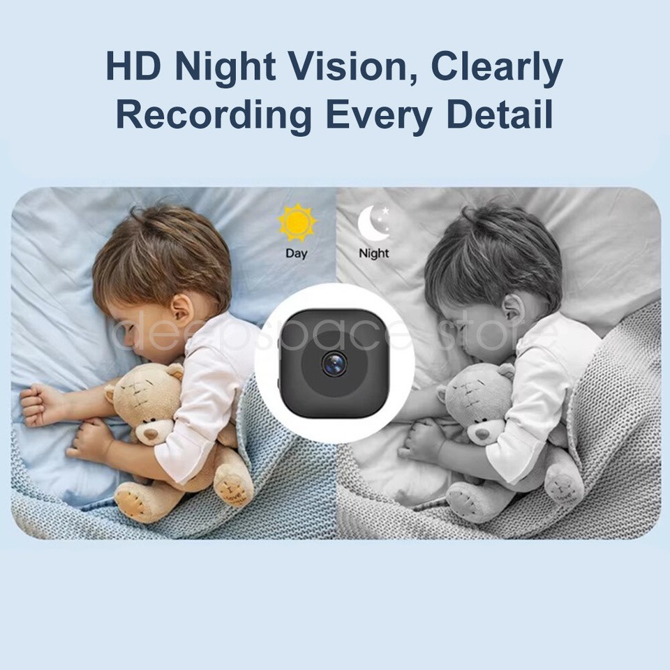 4K HD Super Mini Camera WiFi Remote Motion Dectection Smart Home ...