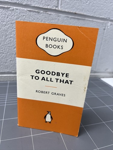 VINTAGE BOOK PENGUIN GOODBYE TO ALL THAT ROBERT GRAVES WW1 Q | eBay ...