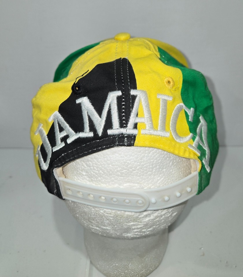 Vintage 90s France 1998 World Cup Hat Snapback Jamaica 98 Soccer SMALL ...