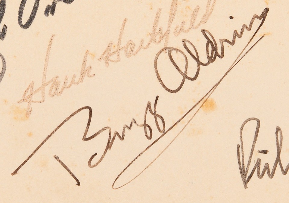 38 Astronauts Signed NASA Photo (8 Moonwalkers- Buzz Aldrin) LOA STEVE ...