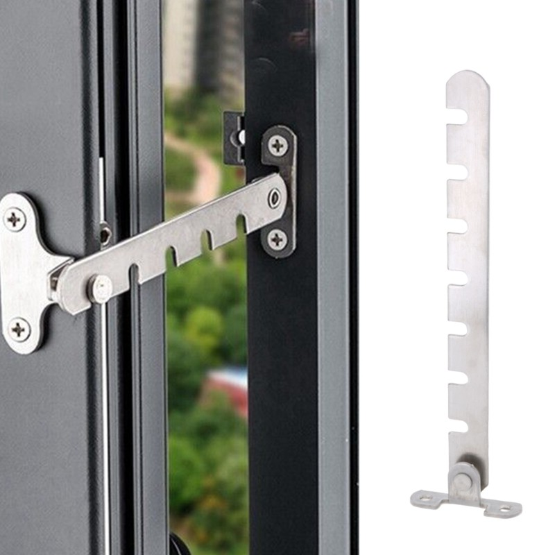 2Pcs Adjustable Window Safety Lock Stainless Steel Tilt Control Window ...