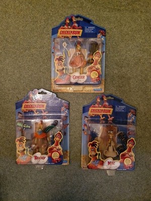Chicken Run Action Figures Ginger Rocky Mac Playmates | eBay