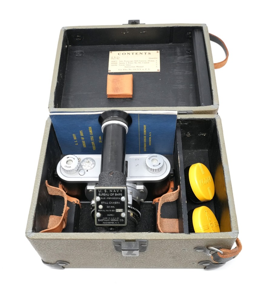 U.S. Navy USN WW2 Kodak Sub - Periscope Still Camera 35mm Mark I Full ...