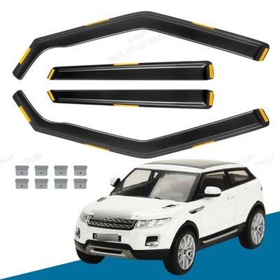 Wind Deflectors + Clips for Range Rover Evoque MK1 2011-2018 5-Door SUV ...
